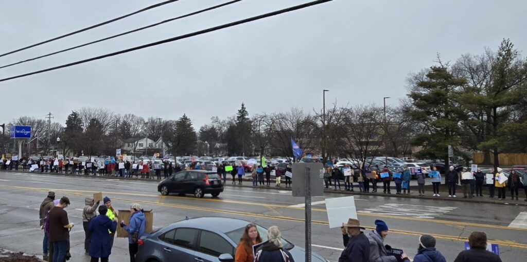 In the wake of ICE shooting, protests in Ohio, preparation for more raids